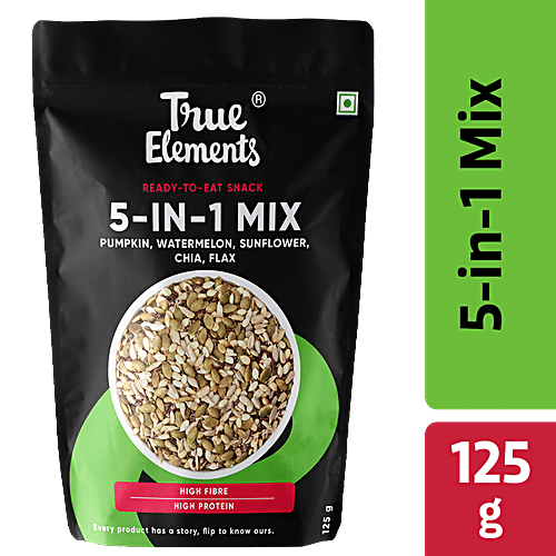Buy True Elements 5-In-1 Super Seeds Mix - Rich In Protein & Fibre ...