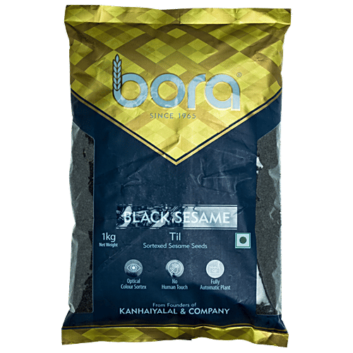 Buy BORA Black Til Sesame Seeds - Sortexed Online at Best Price of Rs ...