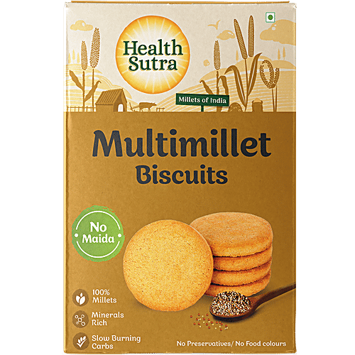 Buy Health Sutra Multi Millet Biscuits Online at Best Price of Rs null ...