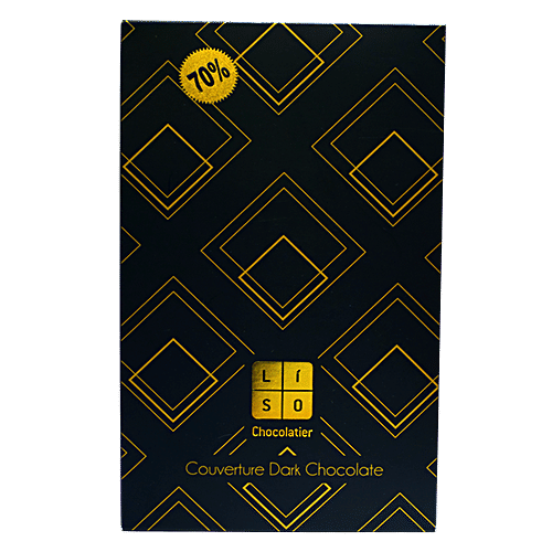 Buy LISO Chocolatier Couverture Dark Chocolate Online at Best Price of ...