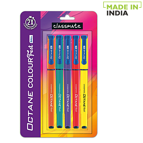Buy Classmate Octane Colour Fest Blue Ball Pen Online at Best Price of ...