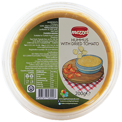 Buy Ege Vaha Mezzet Hummus with Dried Tomato Online at Best Price of Rs ...