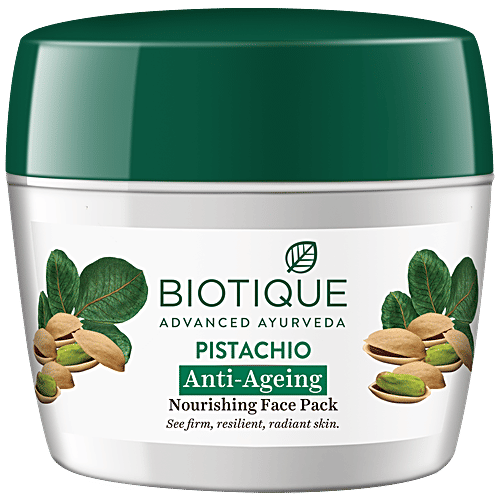 Buy BIOTIQUE Pistachio Anti-ageing Nourishing Face Pack Online at Best ...