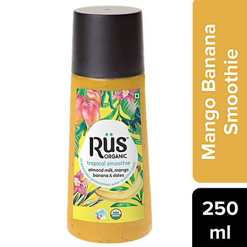 Buy RUS Organic Tropical Smoothie - Almond Milk, Mango, Banana, Dates ...