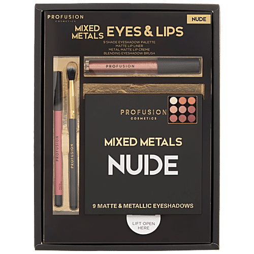 Buy Profusion Cosmetics Mixed Metals Eyes & Lips Set - Nude Online at ...