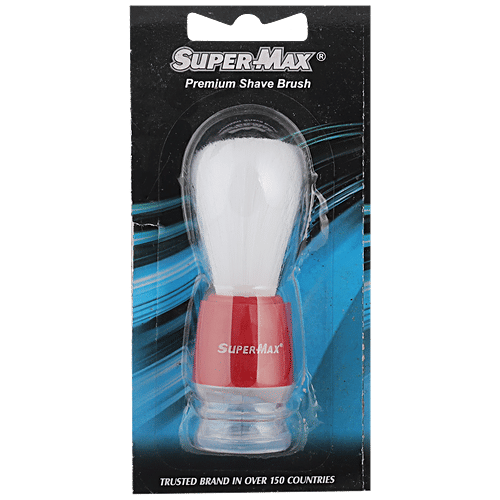 Buy Supermax Kwik Shaving Brush - For Extra Lather, Helps Soften Skin ...