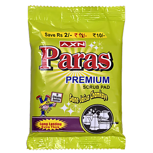 Buy AXN Paras Premium Scrub Pad, 75 x 75 mm Online at Best Price of Rs ...