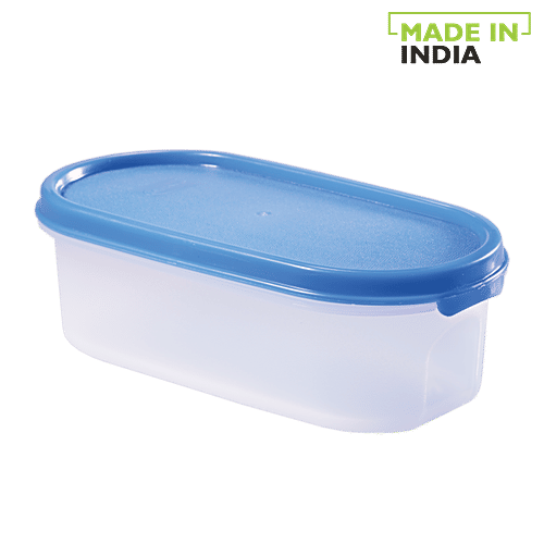 Buy Polyset Magic Seal Oval Storage Plastic Container - Royal Blue ...