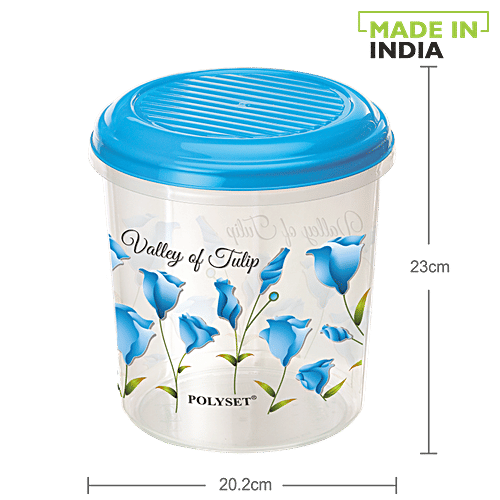 Buy Polyset Galaxy Storage Plastic Printed Container - Blue Online at ...