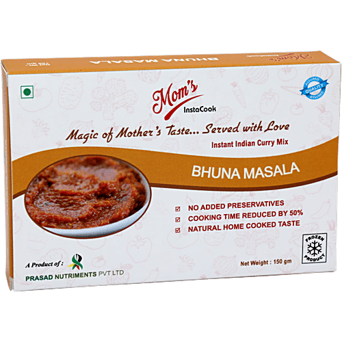 Buy Mom's InstaCook Frozen Instant Indian Curry Mix - Bhuna Masala ...