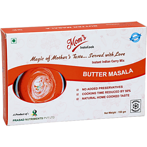 Buy Mom's InstaCook Frozen Instant Indian Curry Mix - Butter Masala ...