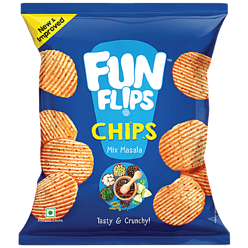 Buy Fun Flips Potato Chips - Mix Masala Online at Best Price of Rs 10 ...