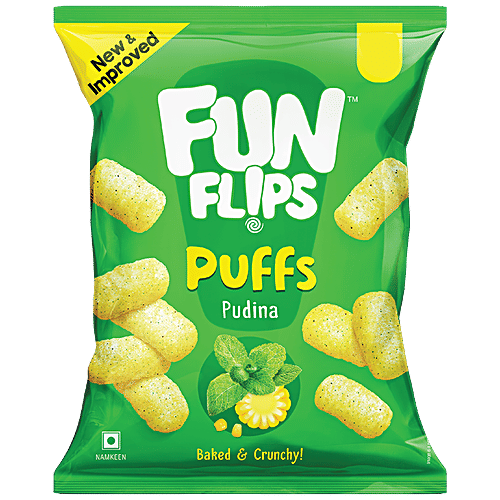 Buy Fun Flips Puffs - Pudina, Baked Online at Best Price of Rs 4.7 ...