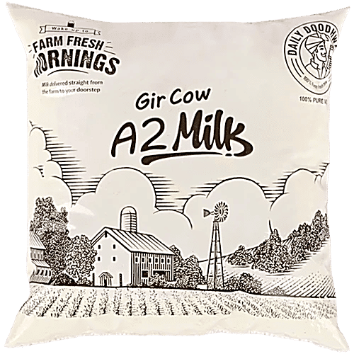 Buy Daily Doodhwala A2 Desi Gir Cow Milk Online at Best Price of Rs 35 ...