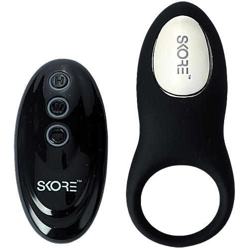 Buy Skore Buzzz - Rechargeable Vibrating Ring With Remote For Him & Her ...