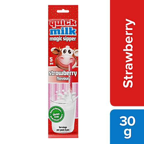 Buy Quick Milk Magic Sipper - Strawberry Flavour Online at Best Price ...
