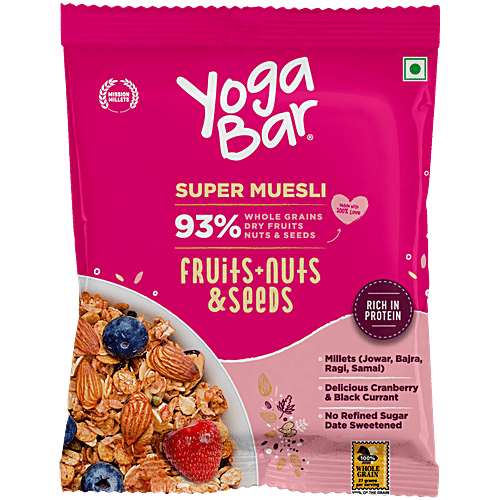 Buy Yoga Bar Muesli - Fruits, Nuts & Seeds, Healthy, Rich In Protein ...