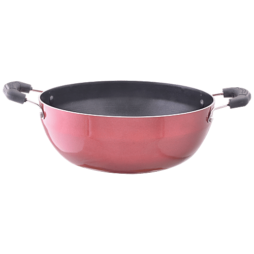 Buy Le Kaviraj Non-Stick Aluminium Mini Kadai - 16 cm, 2.6 mm, Small ...