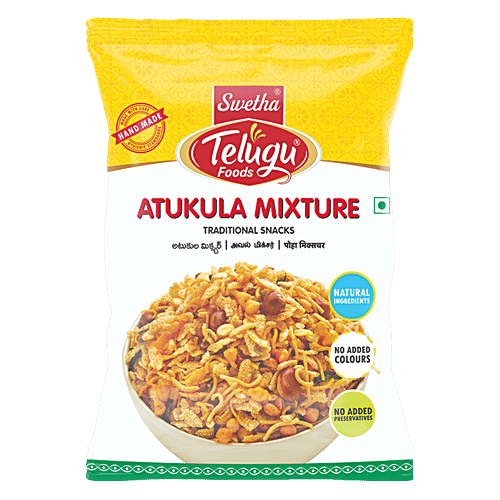 Buy Swetha Telugu foods Atukula Mixture Online at Best Price of Rs 70 ...