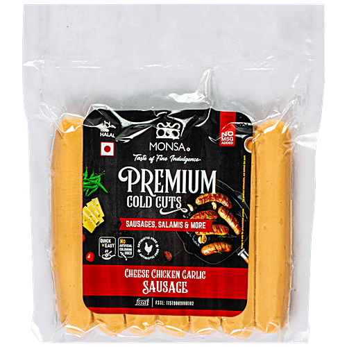 Buy Monsa Cheese Chicken Garlic Sausage Online at Best Price of Rs 178. ...