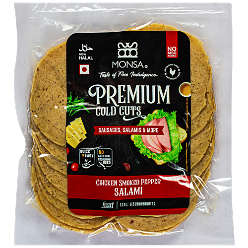 Buy Monsa Chicken Smoked and Pepper Salami Online at Best Price of Rs ...