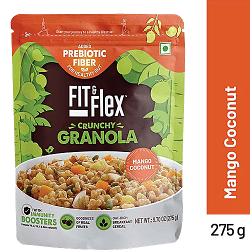 Buy Fit & Flex Crunchy Granola Cereal - Mango Coconut, Immunity ...