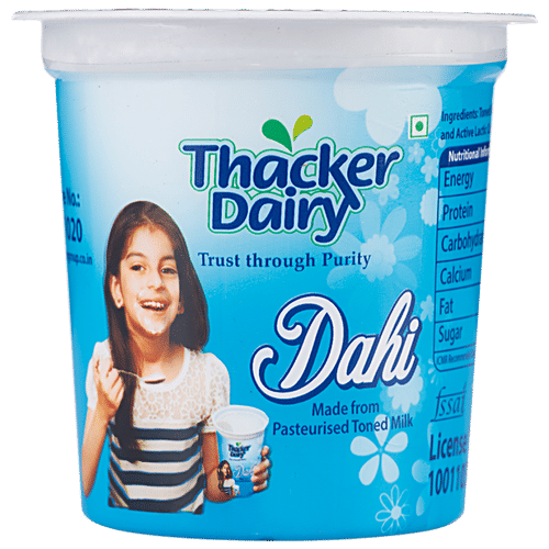 Buy Thacker Dairy Dahi Online at Best Price of Rs 25 - bigbasket