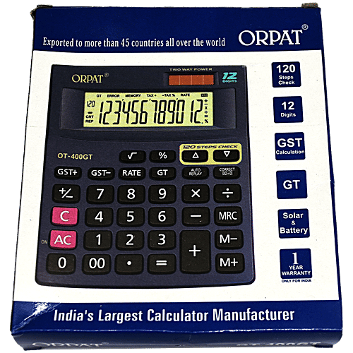Buy Orpat OT-400GT Calculator Online at Best Price of Rs 379 - bigbasket