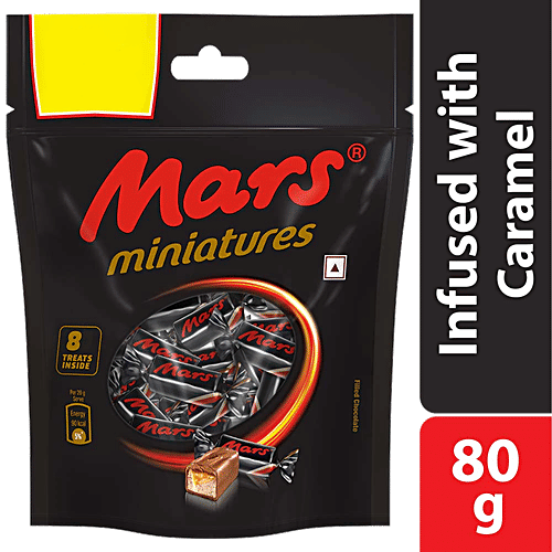 Buy Mars Miniatures - Caramel Chocolate Pack Online at Best Price of Rs ...