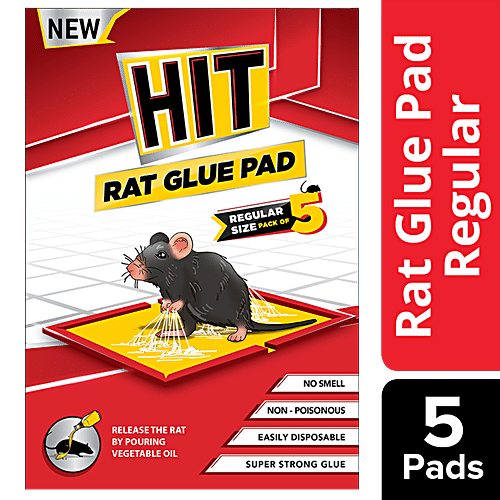 Buy HIT Rat/Mouse Glue Pad - No Smell, Non-Poisonous Online at Best ...