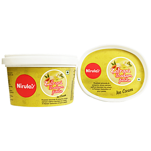 Buy Nirulas Zafrani Badam Pista Ice Cream Online at Best Price of Rs ...