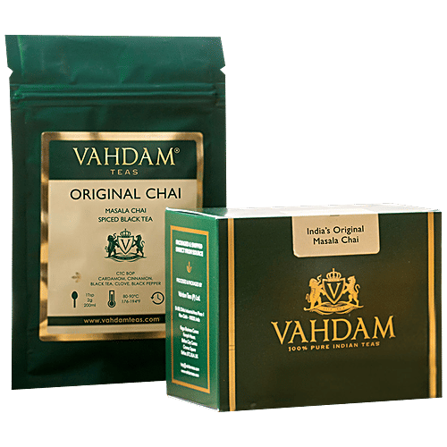 Buy Vahdam Original Masala Spiced Black Tea Online at Best Price of Rs ...