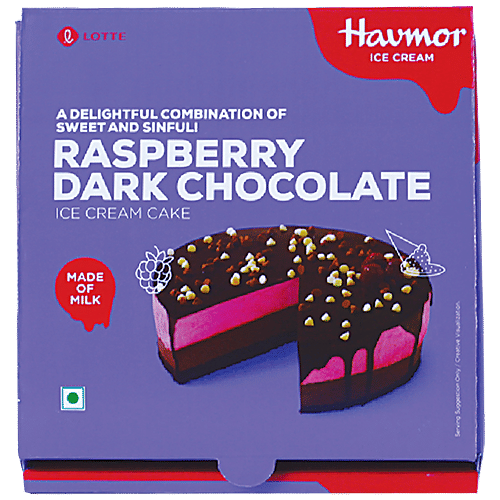 Buy Havmor Ice Cream Cake - Raspberry Dark Chocolate Online at Best ...