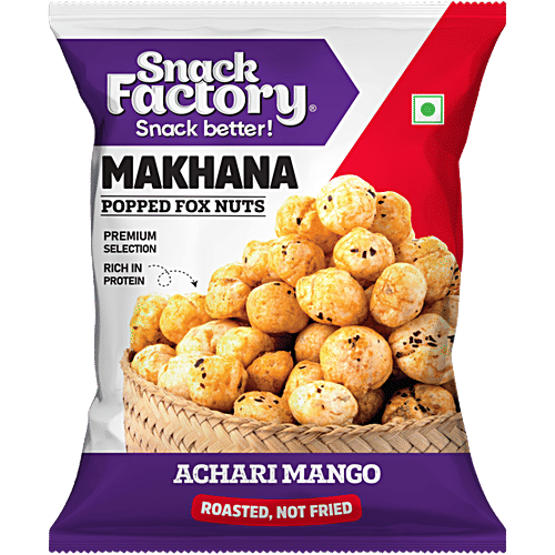 Buy Snack Factory Achari Mango Roasted Makhana Online at Best Price of ...