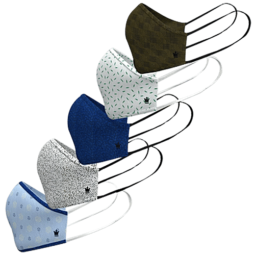 Buy Louis Philippe 3 Ply Face Mask for Men - Assorted, 68510 Online at ...