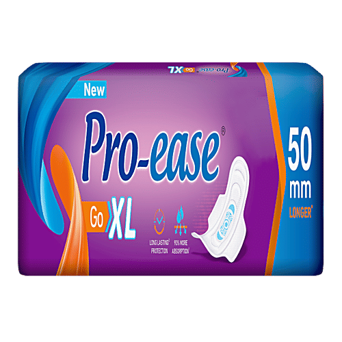 Buy Pro-Ease Go Sanitary Pads - XL Online at Best Price of Rs null ...