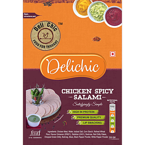Buy Deli Chic Chicken Spicy Salami Online at Best Price of Rs 190 ...