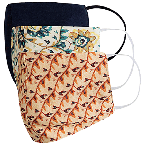 Buy FabAlley 3 Ply Reusable Face Mask - Vine Online at Best Price of Rs ...