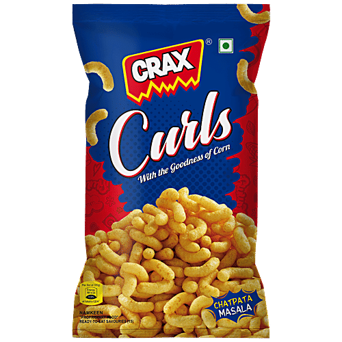 Buy Crax Corn Curls - Chatpata Masala Puffs Online at Best Price of Rs ...