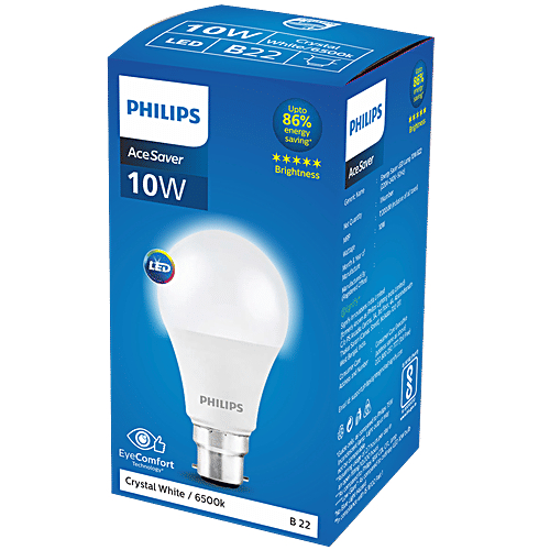 Buy Philips Ace Saver 10 W LED Bulb - Cool Day Light Online at Best ...
