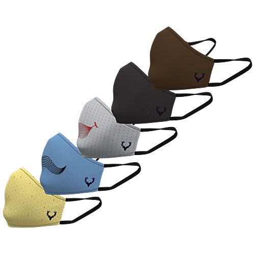 Buy Allen Solly Face Mask For Kids - 2-6 Years, 3 Ply, Cotton Rich ...