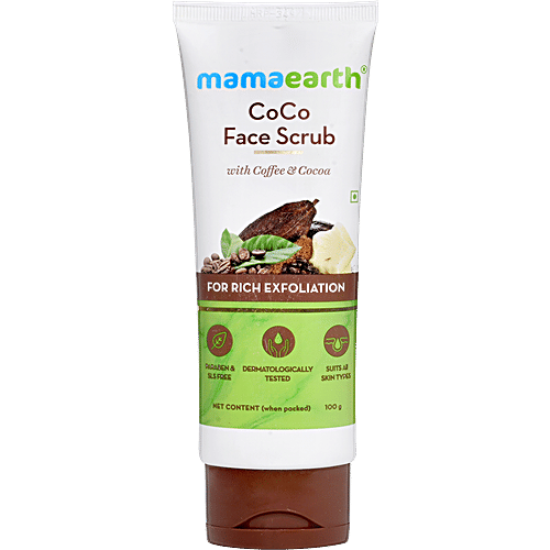 Buy Mamaearth CoCo Face Scrub With Coffee & Cocoa For Rich Exfoliation ...