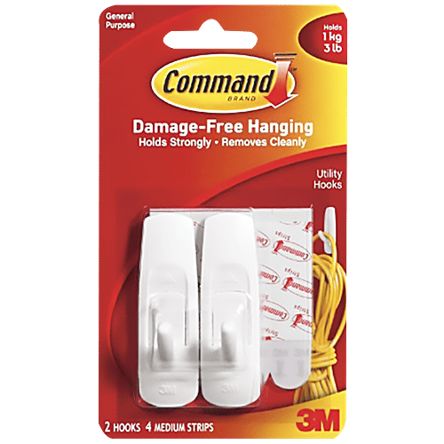 Buy Command Medium Utility Hooks Online at Best Price of Rs 83 - bigbasket