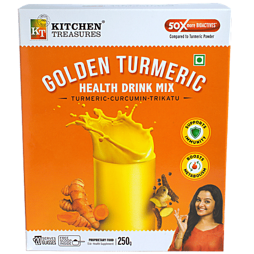 Buy Kitchen Treasures Golden Turmeric Nutrition Drink Mix Online at ...