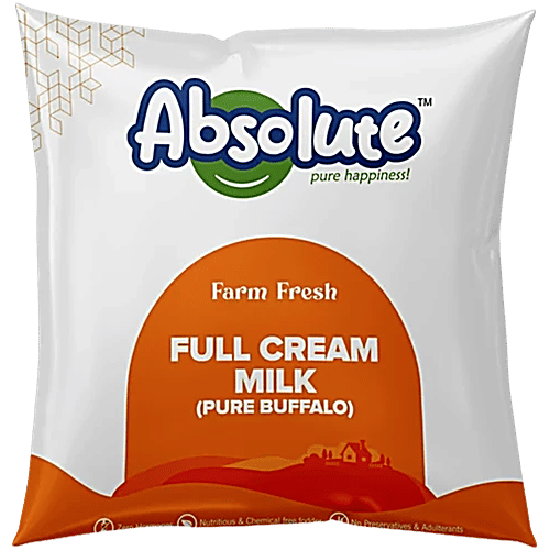 Buy Absolute Milk Full Cream Buffalo Milk Online at Best Price of Rs 50 ...