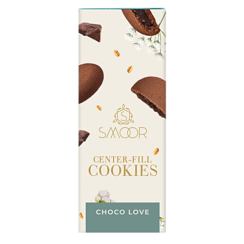 Buy Smoor Center Fill Cookies - Choco Love, Crispy & Creamy Online at ...