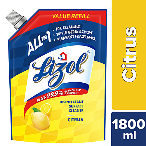 Buy Lizol All In One Disinfectant Surface Cleaner Liquid - Citrus ...