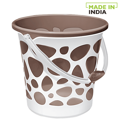 Buy Milton Duplex Plastic Bucket - Brown Online at Best Price of Rs 545 ...