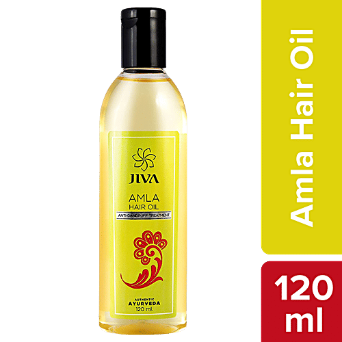 Buy Jiva Ayurveda Amla Hair Oil - Rich In vitamin C, For Anti-Dandruff ...