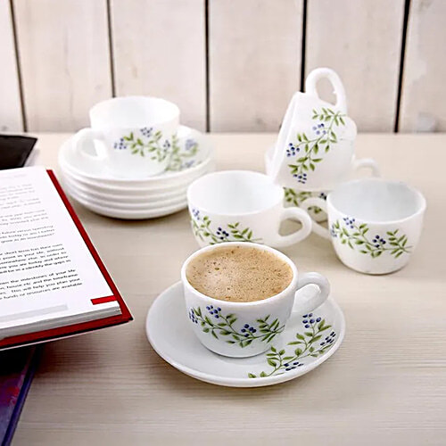 Buy LaOpala Chai/Tea Cup Set - Opalware, Lush Greens, Princess Online ...